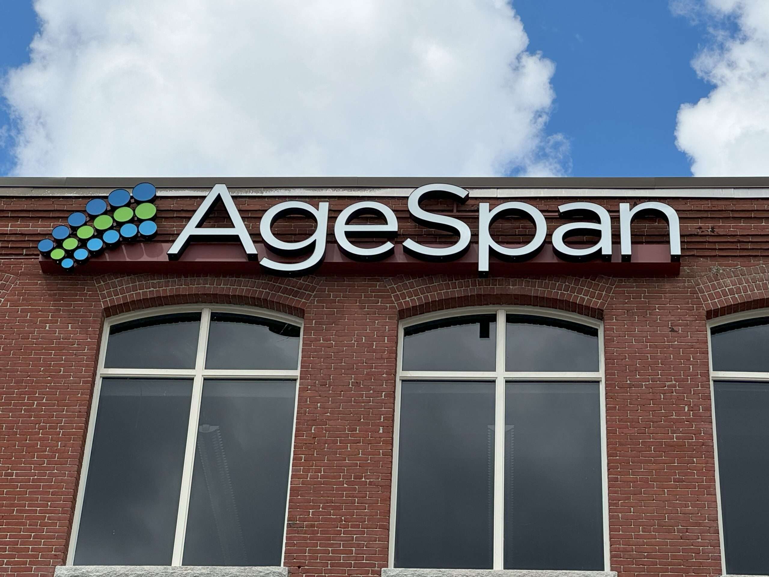 AgeSpan installs new signage visible from Interstate 495 - AgeSpan